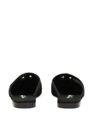 Dolce & Gabbana Dna Logo Plaque Slippers