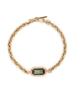 Lizzie Mandler Fluted Pendant Necklace - Gold