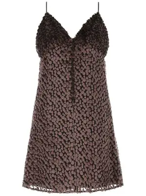 Saint Laurent Velvet Mini Dress