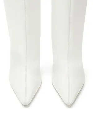 COURREGES Astro Leather Boots - White