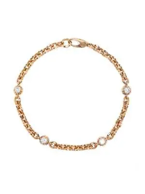 Lizzie Mandler Yellow Gold White Diamond Jewelry