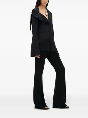 COURREGES Wool Blend Twill Blazer