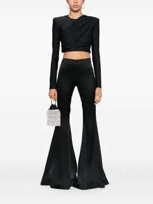 Amen High-waisted Flared Trousers