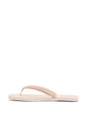 Michael Kors Jinx Crystal-embellished Flip Flops