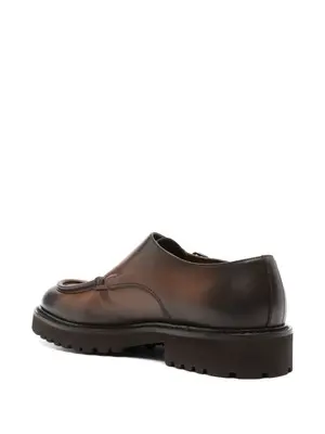DOUCAL'S Double-buckle Monk Shoes