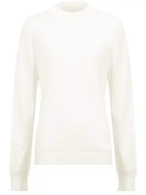 MAISON MARGIELA Ribbed-edge Wool Sweater - White