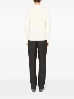 MAISON MARGIELA Ribbed-edge Wool Sweater - White