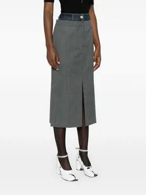 JUUN.J Layered Midi Skirt