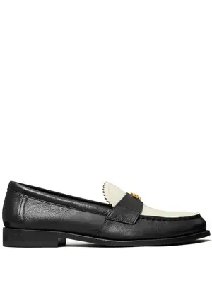 Tory Burch Leather Loafers - Black