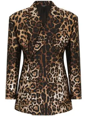 Dolce & Gabbana Animal Print Jackets For Men