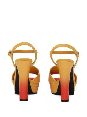 Dolce & Gabbana 85mm Platform Leather Sandals