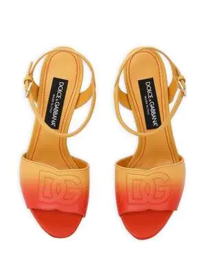 Dolce & Gabbana 85mm Platform Leather Sandals