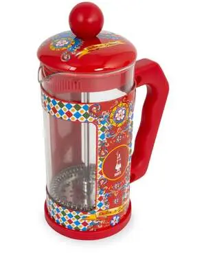 Dolce & Gabbana X Bialetti Small Carretto-print French Coffee Press - Red