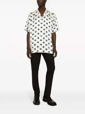 Dolce & Gabbana Tapered-leg Box-pleat Trousers - Black