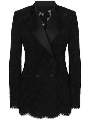 Dolce & Gabbana Floral Lace Blazer