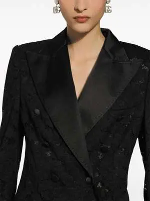 Dolce & Gabbana Floral Lace Blazer