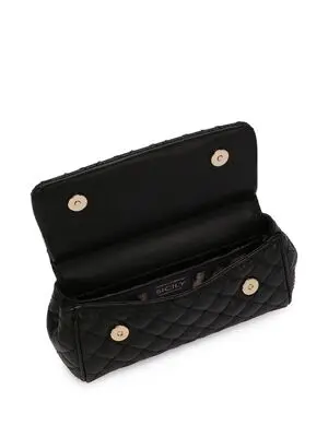 Dolce & Gabbana Small Sicily Tote Bag - Black