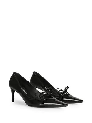 Dolce & Gabbana Dna Ribbon-tie Leather Pumps