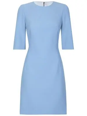 Dolce & Gabbana Dna Short-sleeve Mini Dress - Blue