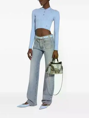 Dolce & Gabbana Patch Pockets Tapered-leg Jeans