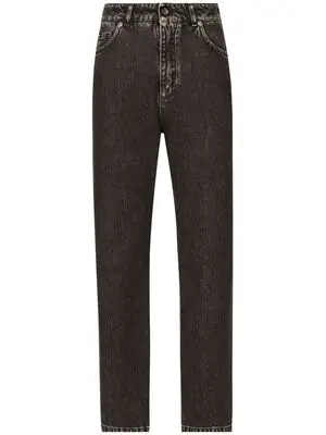 Dolce & Gabbana Straight-leg Jeans - Black