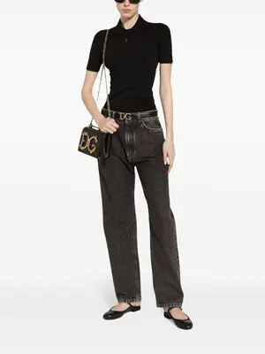 Dolce & Gabbana Straight-leg Jeans - Black