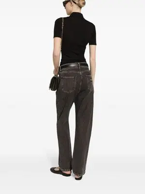 Dolce & Gabbana Straight-leg Jeans - Black