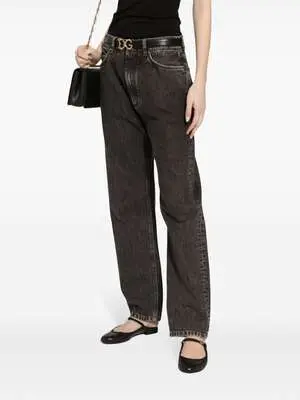 Dolce & Gabbana Straight-leg Jeans - Black