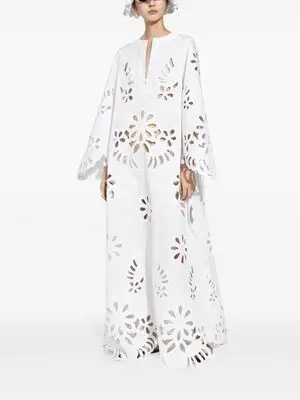 Dolce & Gabbana Cut-out Cotton Kaftan Maxi Dress
