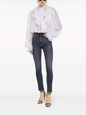 Dolce & Gabbana Frill Jeans For Women