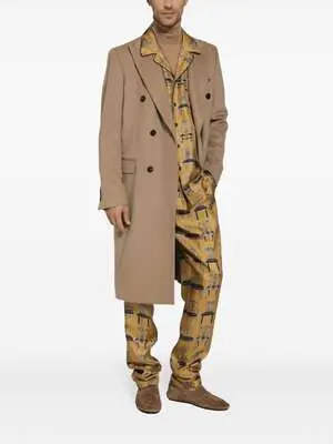 Dolce & Gabbana Chair-motif Print Shirt - Brown