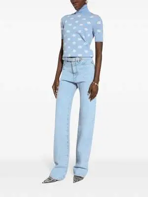 Dolce & Gabbana High-waisted Slim Leg Jeans - Blue