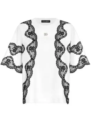 Dolce & Gabbana Textured T-shirts For Women