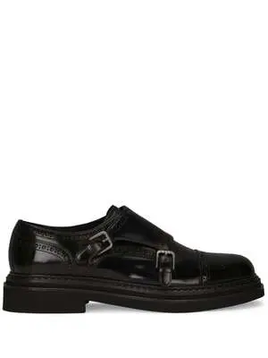 Dolce & Gabbana Leather Monk Shoes