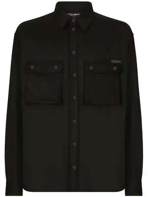 Dolce & Gabbana Woolen Shirt - Black