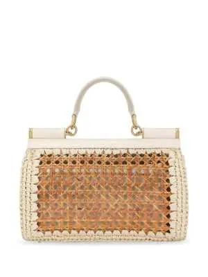 Dolce & Gabbana Sicily Handheld Bag - Neutrals