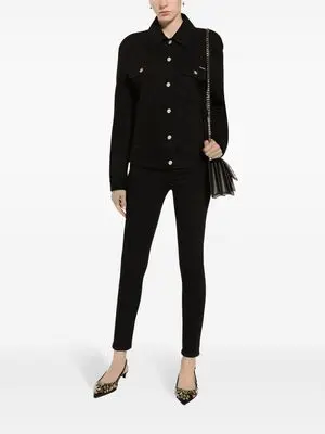 Dolce & Gabbana High-waist Skinny Jeans - Black