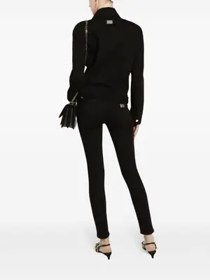 Dolce & Gabbana High-waist Skinny Jeans - Black