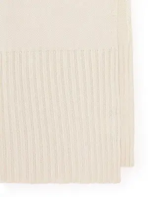 Dolce & Gabbana Dna Rectangle Knitted Scarf - Neutrals