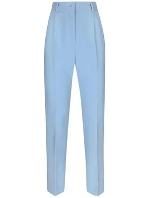 Dolce & Gabbana High-waisted Tailored Trousers - Blue