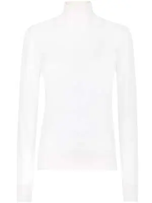 Dolce & Gabbana Dna Roll-neck Sweater - White