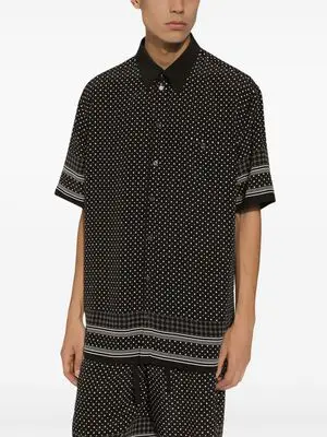 Dolce & Gabbana Polka-dot Silk Shirt
