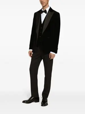 Dolce & Gabbana Single-breasted Velvet Blazer