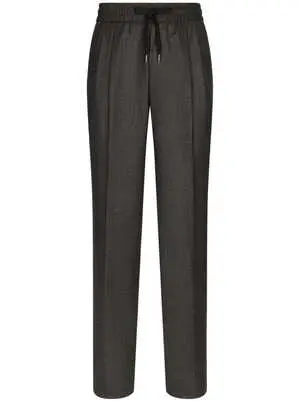 Dolce & Gabbana Mélange Flannel Trousers