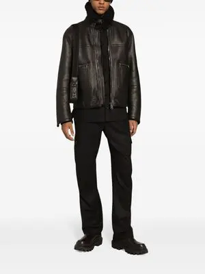 Dolce & Gabbana Virgin Wool Cargo Trousers