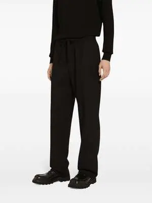Dolce & Gabbana Wool Track Pants - Black