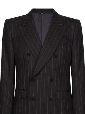 Dolce & Gabbana Sicilia-fit Double-breasted Suit - Black