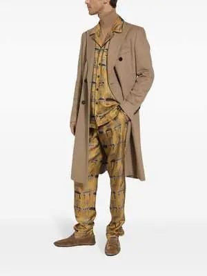 Dolce & Gabbana Graphic-print Silk Lounge Trousers