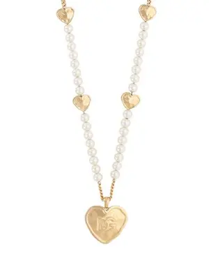 Dolce & Gabbana Heart Pendant Necklace - Gold