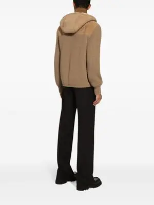 Dolce & Gabbana Hooded Jacket - Neutrals